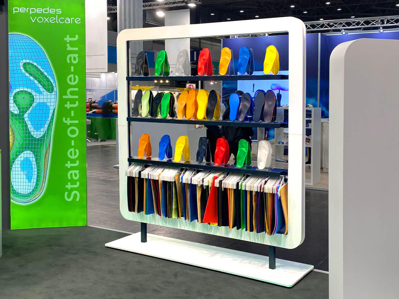 Custom Insole & Material Presentation Wall - Showcase Your Brand